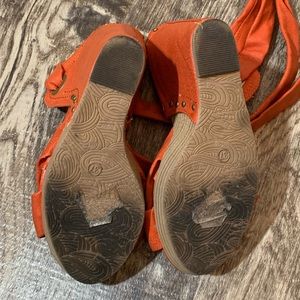 MTNG | Shoes | Mtng Lace Up Wedge Sandals | Poshmark